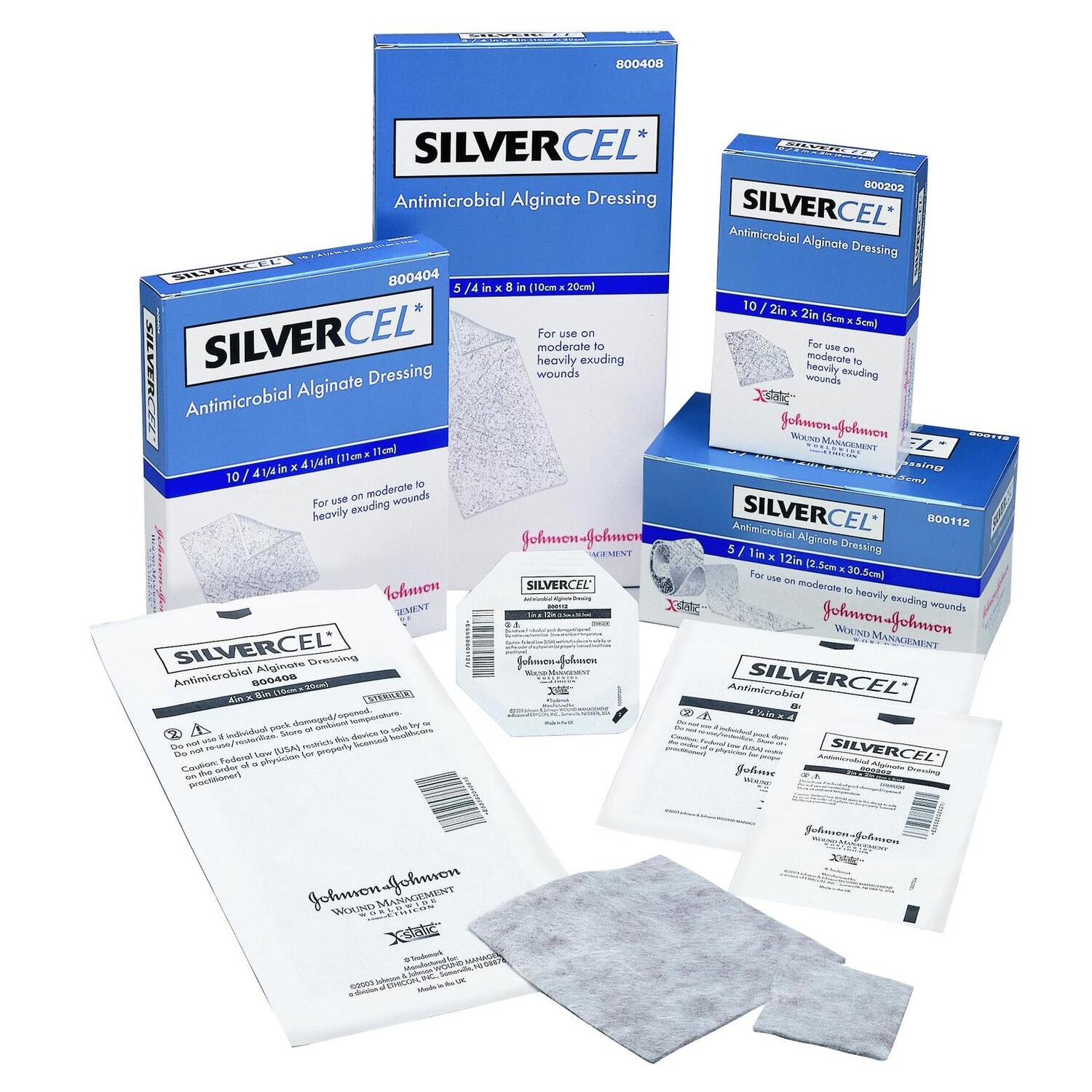 Johnson & Johnson Silvercel® Antimicrobial Alginate Dressing by OJ ...