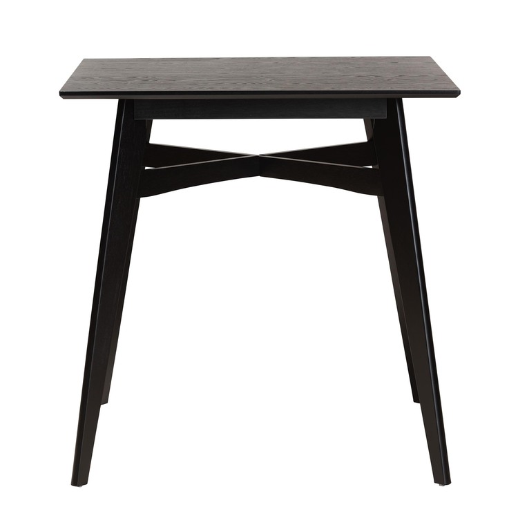 Baxton Studio Leena Mid-Century Modern Black Finished Wood Counter ...