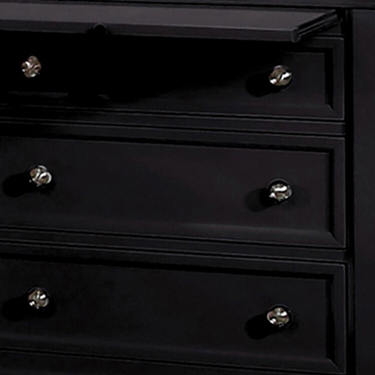 Benjara Lila 30 Inch Nightstand with Slide Out Tray, Felt Lined Top ...