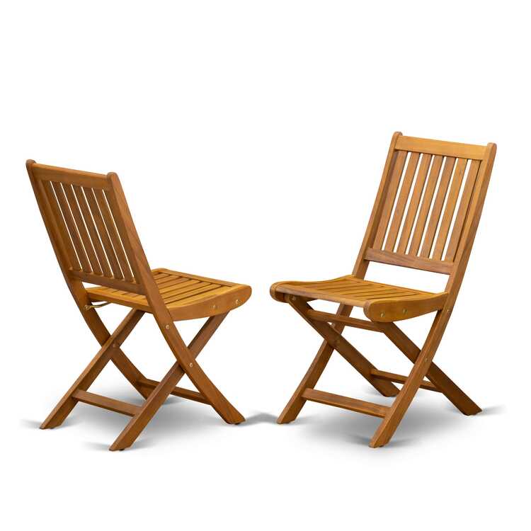 Folding Wooden Patio Table & Chairs Set - OJCommerce.com