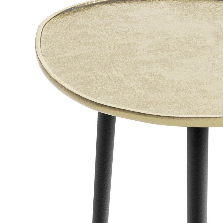 Simpli Home Tanner Mid Century Modern 19 inch Wide Metal Metal Side ...