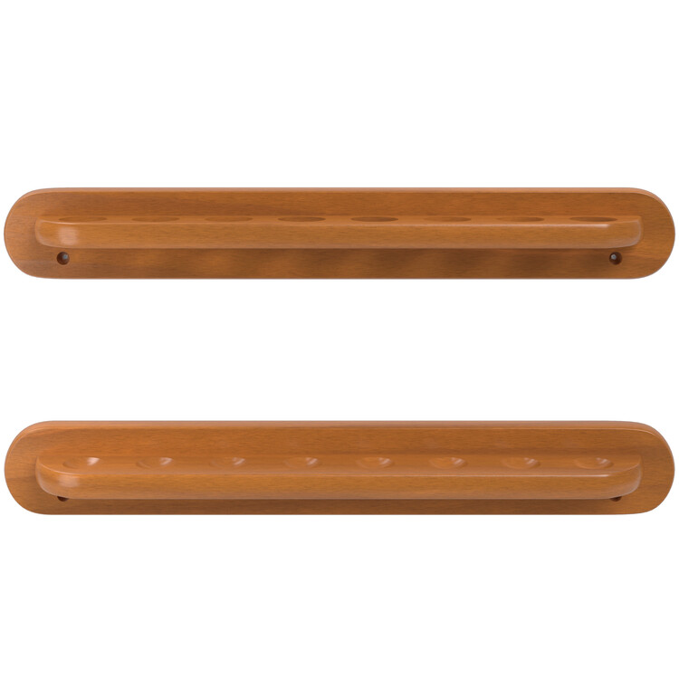 Viper Traditional Oak 8 Cue Wall Cue Rack - OJCommerce.com
