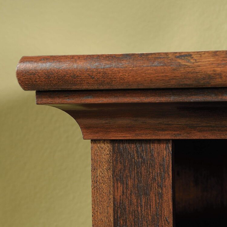 Sauder Harbor View Computer Desk With Hutch In Ant, Engineered Wood ...