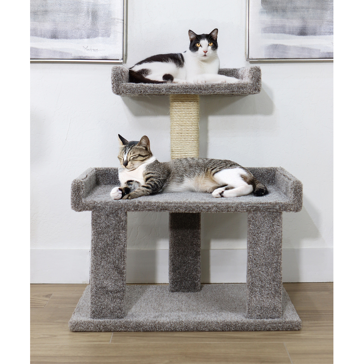 Prestige Cat Trees Maine Coon Perch for Extra Large Cats, Gray ...