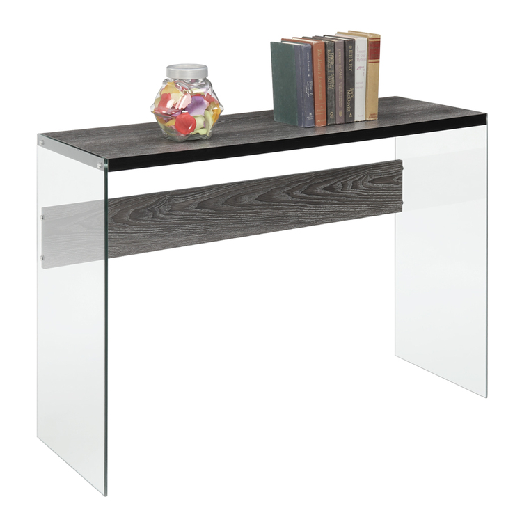 Convenience Concepts SoHo Glass Console Table/Desk - OJCommerce.com