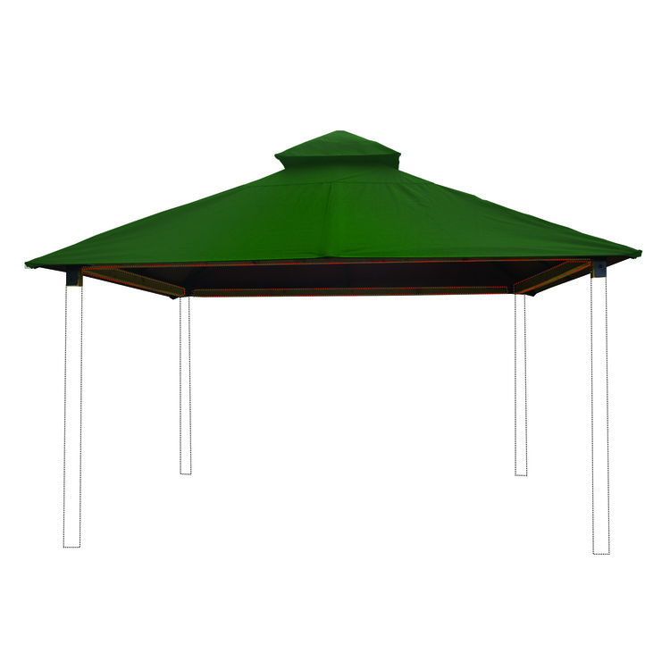 Acacia 12ft Gazebo Kit - USA Made Roof Framing & Canopy - OJCommerce.com