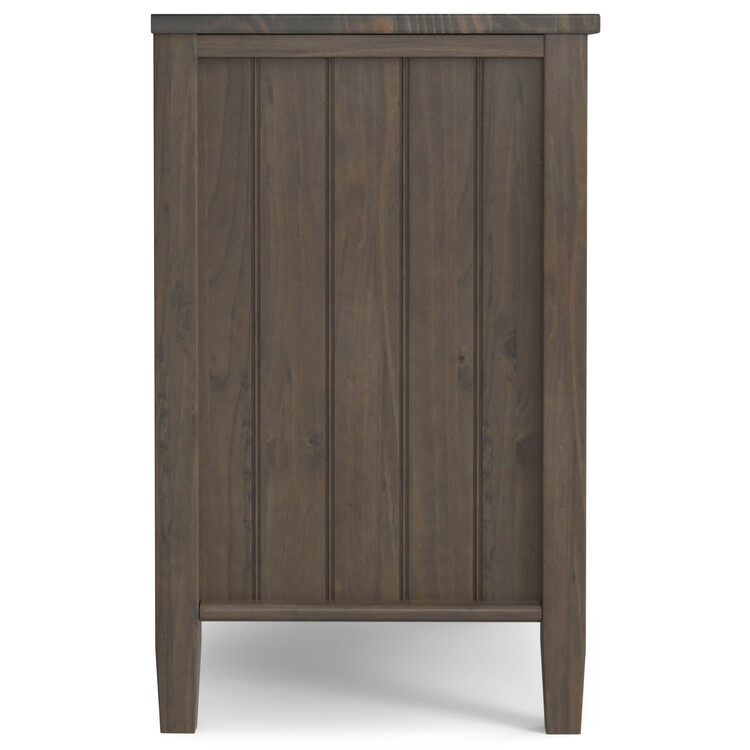 Simpli Home Lev SOLID WOOD 24 inch Wide Transitional Bedside Nightstand ...