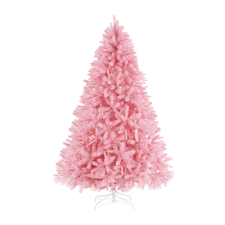 Martina Pink Christmas Tree Prelit, Realistic Artificial Christmas Tree ...