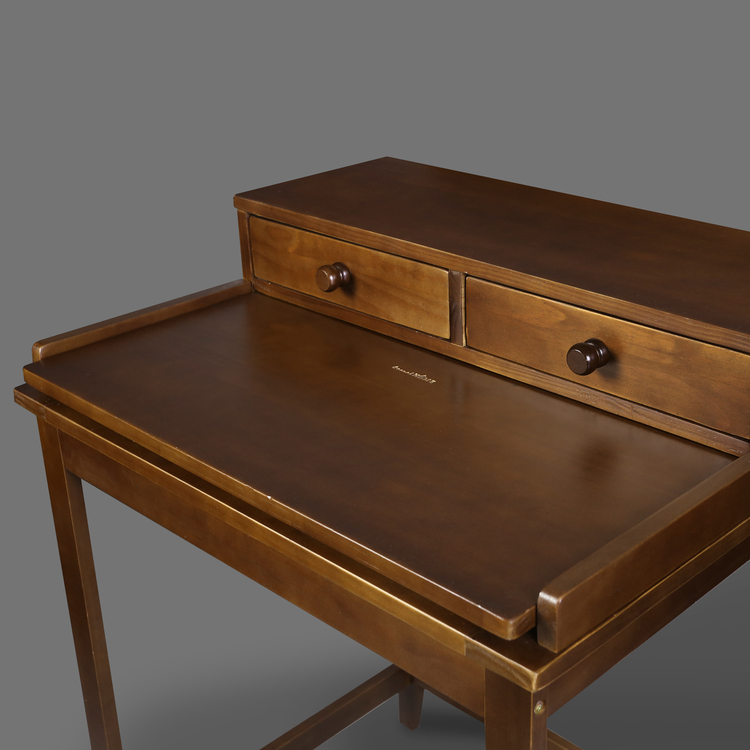 Casual Home Solid Wood Computer Desk with Hutch & Storage - OJCommerce.com