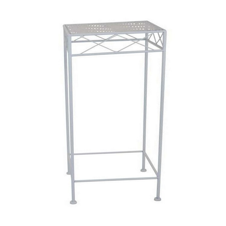 BenJara Kyi Nesting Plant Stand Set of 3, Square Carved Cutout Display ...