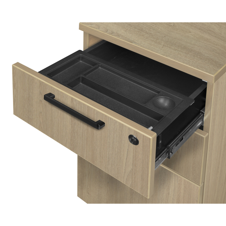 Regency Legacy 60 x 30 in. Executive Desk with Single Pedestal Drawer ...