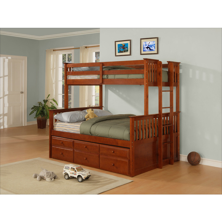 Jake Twin Upper Bunk Bed and Ladder - OJCommerce.com