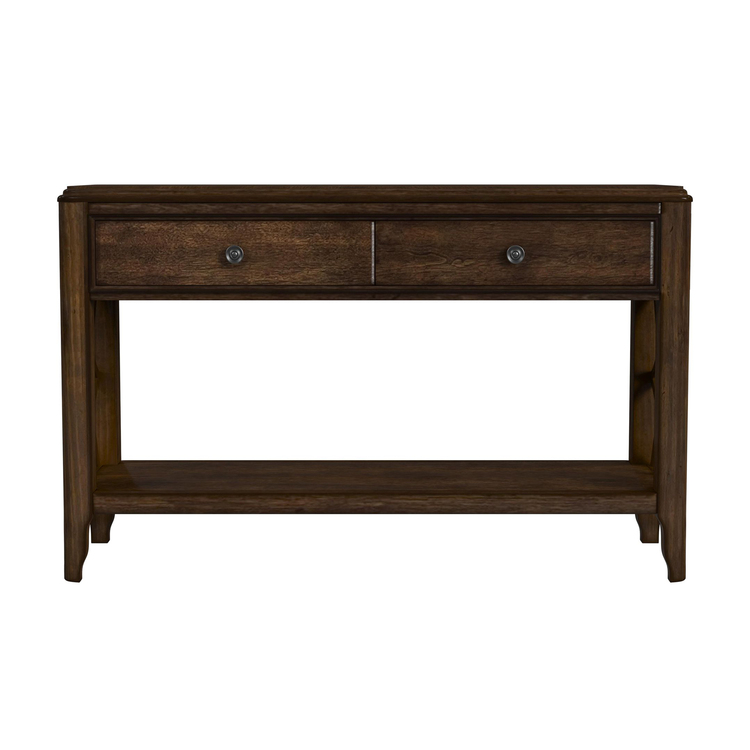 Picket House Furnishings Stark Sofa Table in Cherry - OJCommerce.com