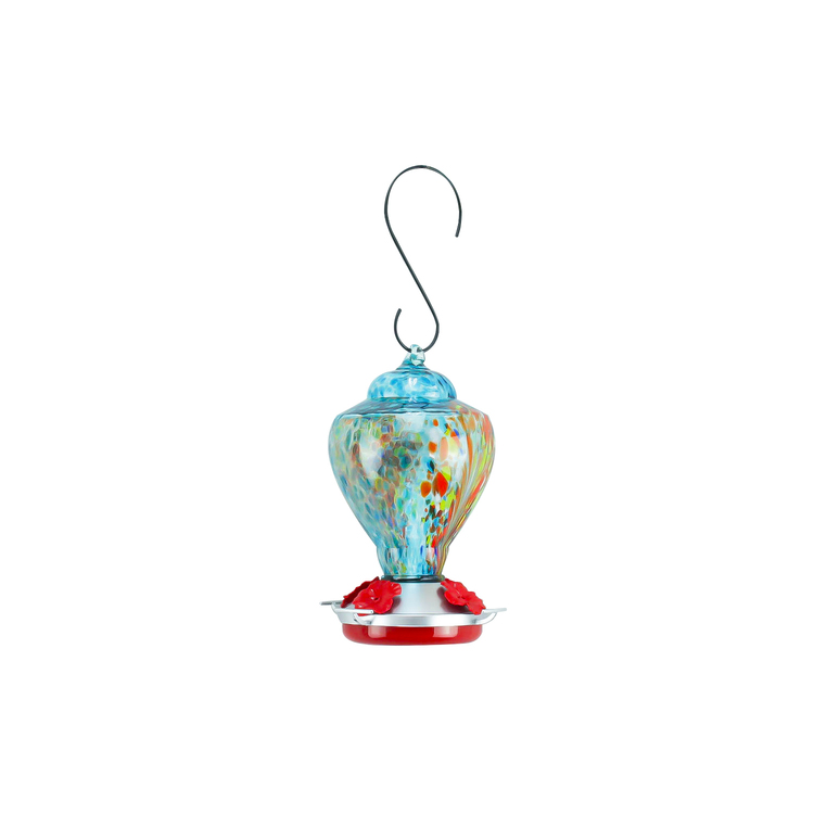 Colorful Multi Feed Hummingbird Feeder - Holds 37 Ounces Nectar ...