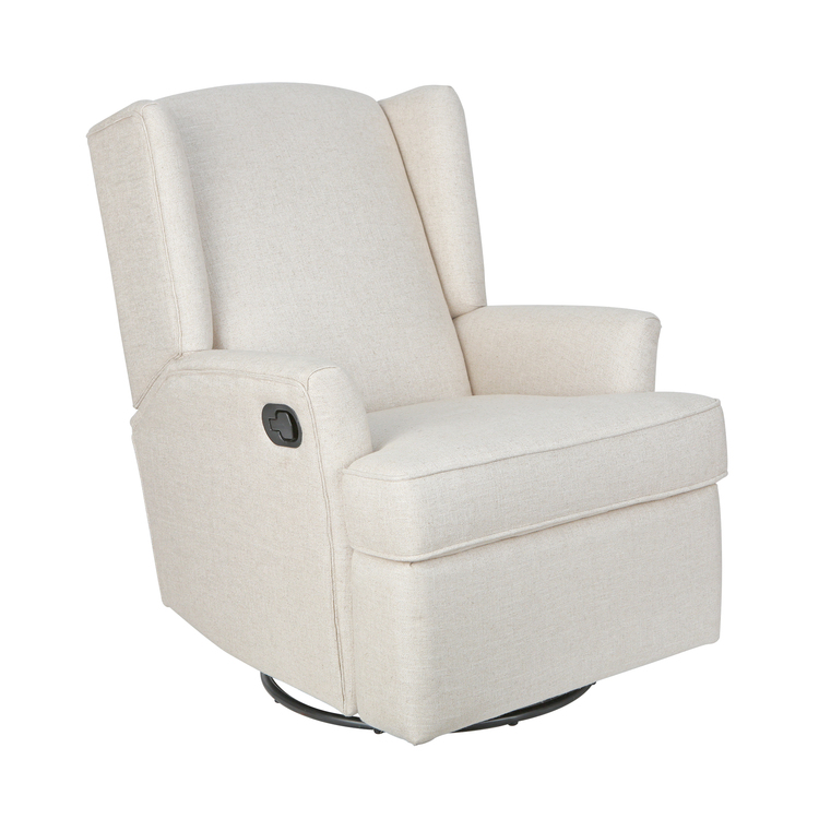 Hemingway Wingback Recliner - Canvas, Rocking, Comfortable - Baby ...