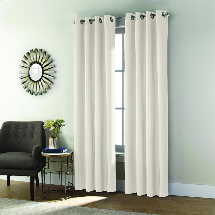 Thermaplus Blackout Curtains Shadow Grommet Panel - OJCommerce.com