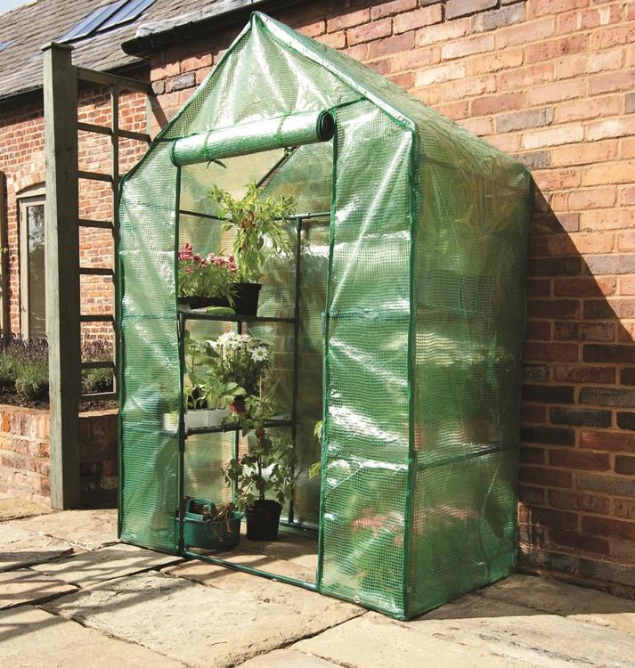 COMPACT WALK IN GREENHOUSE - 2'5" deep x 4'8" wide x 6'5" high ...