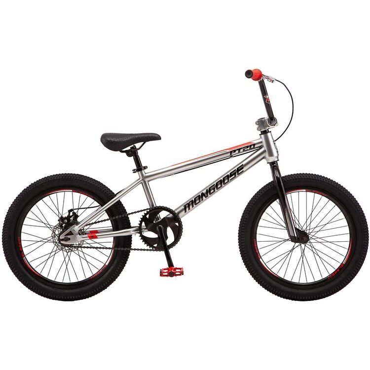 Mongoose PT20 Pump Track Bike, Kids BMX Bicycle, Single Speed, 20 ...