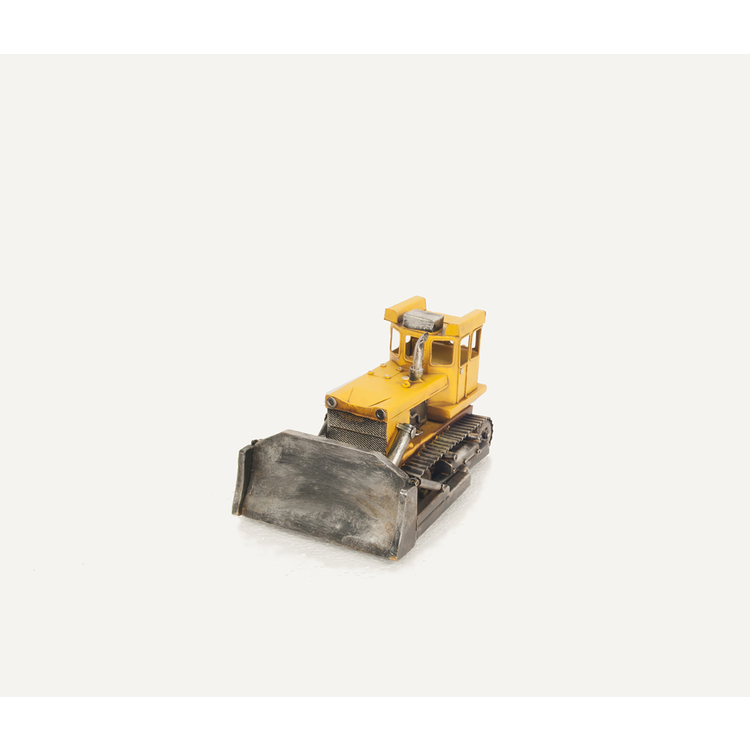Metal Handmade Bulldozer Model Scale Replica Iron Crafted Decor Piece ...