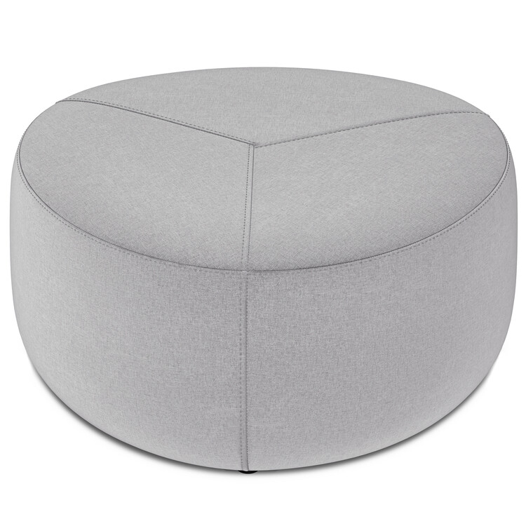Simpli Home Moore 32 inch Wide Contemporary Irregular Large Ottoman in ...