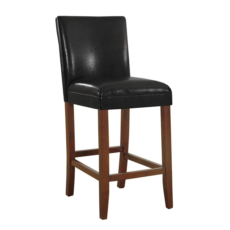 Wooden Bar Stool 29 Inch Padded Seat Modern Kitchen Counter Height ...
