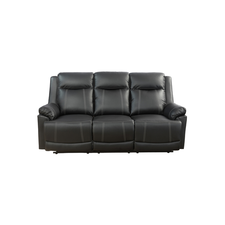 Maykoosh Industrial Revolution Furniture Faux Leather Sectional Sofa ...