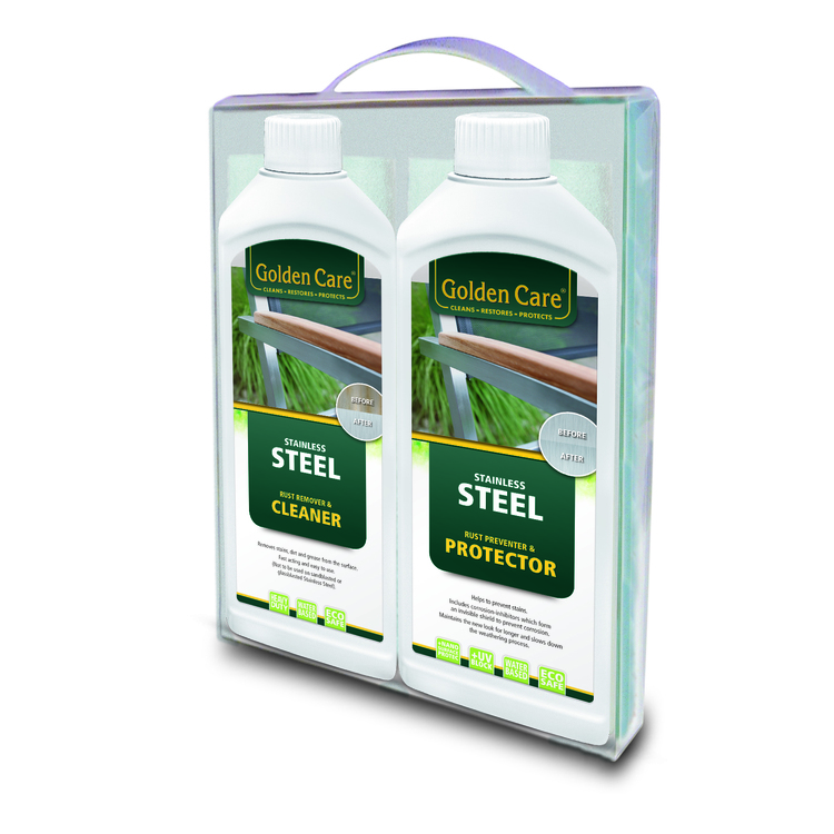 Golden Care Complete Stainless Steel Care Kit (2 x 0.5 liter ...