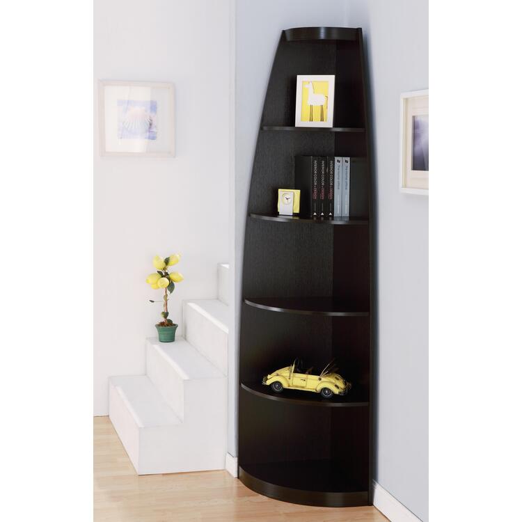 Kayden 5-Shelf Corner Display Case - OJCommerce.com