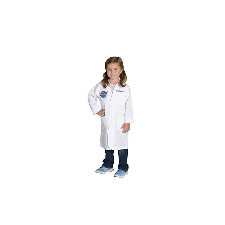 Rocket Scientist Lab Coat - White Cotton Lab Jacket for Scientists and ...