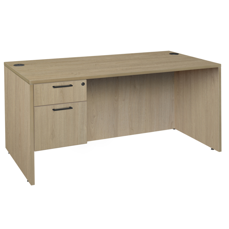 Regency Legacy 60 x 30 in. Executive Desk with Single Pedestal Drawer ...