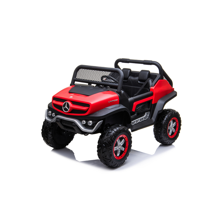 Mercedes Unimog Style Ride On Car Red Color 4 Motor RC - Best Ride On ...