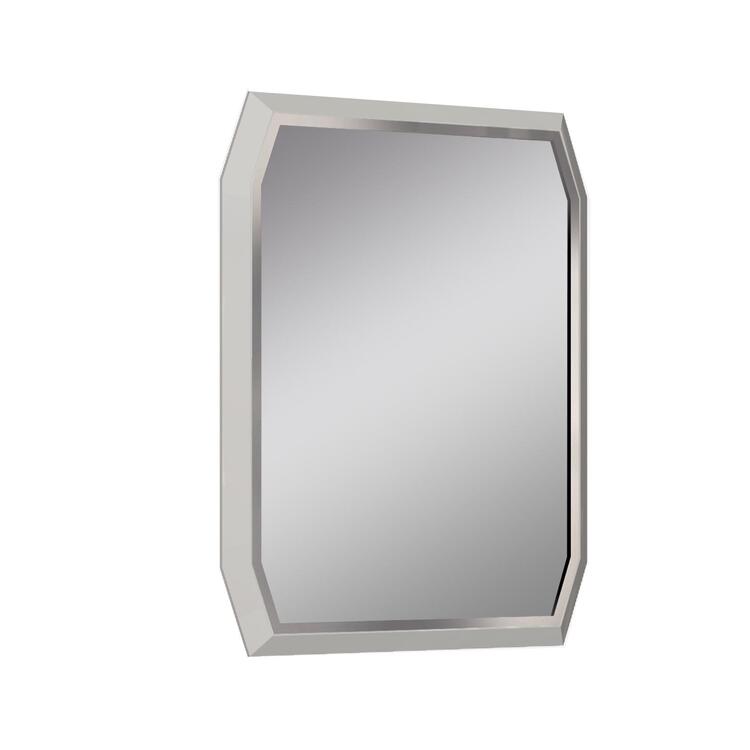 Taupe Angulatus Mirror Finish 37 x 49 - Whiteline Modern Living ...