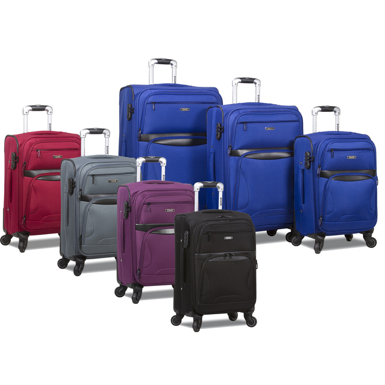 Rolite Explorer 3-Piece Expandable Spinner Luggage Set - Black ...