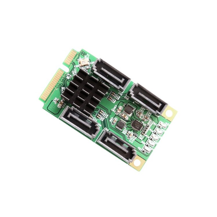 IOCrest 4 Port SATA III Mini PCIe Controller Card - OJCommerce.com