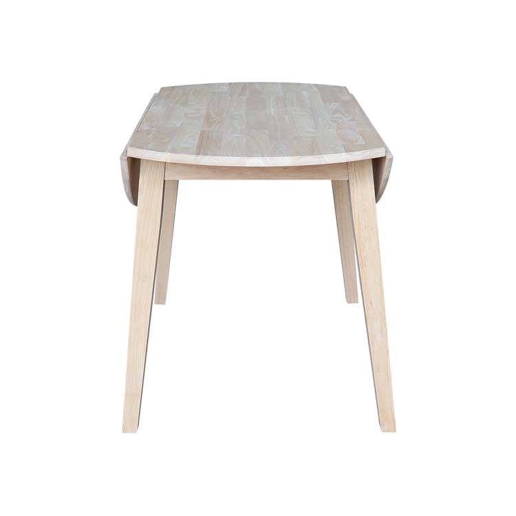 International Concepts 42" Round Dual Drop Leaf Table - OJCommerce.com