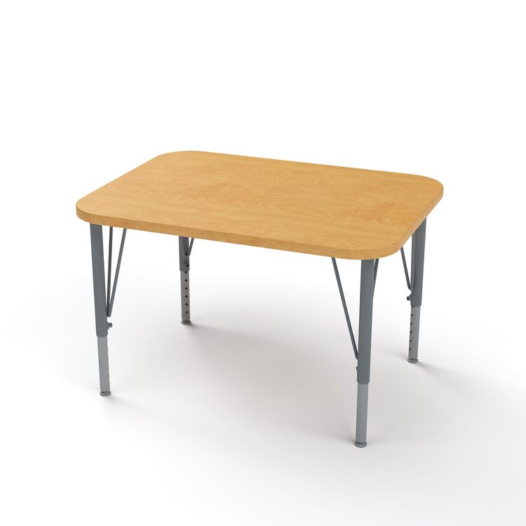 Tot Mate Versa Desk Adjustable Height Kids Table Large Rectangular ...