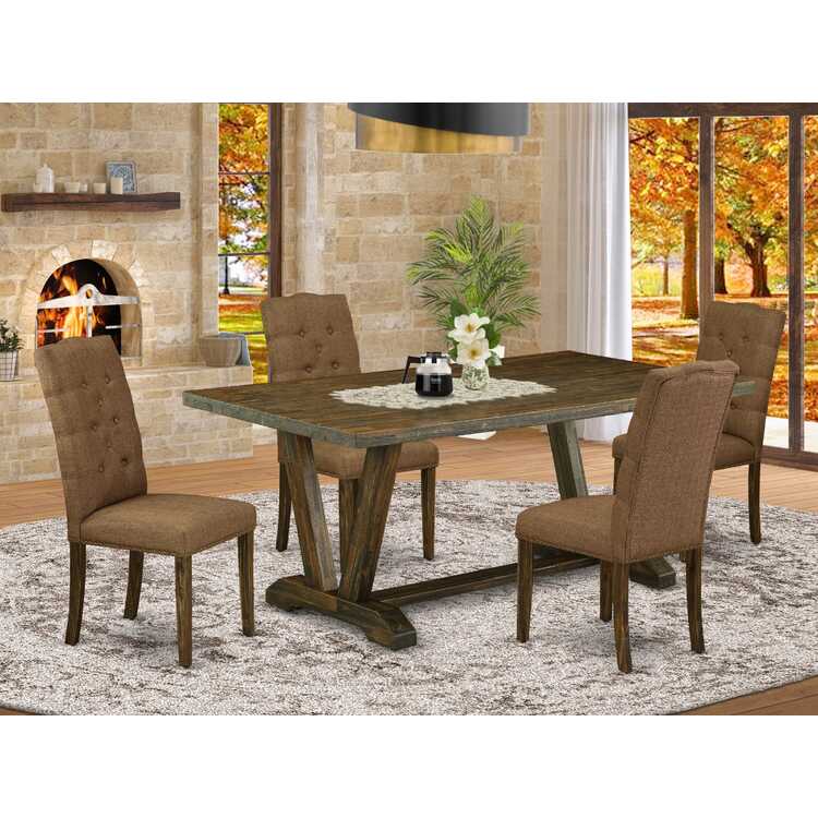 Rectangular Dinette Set with Dining Chairs and Table - OJCommerce.com