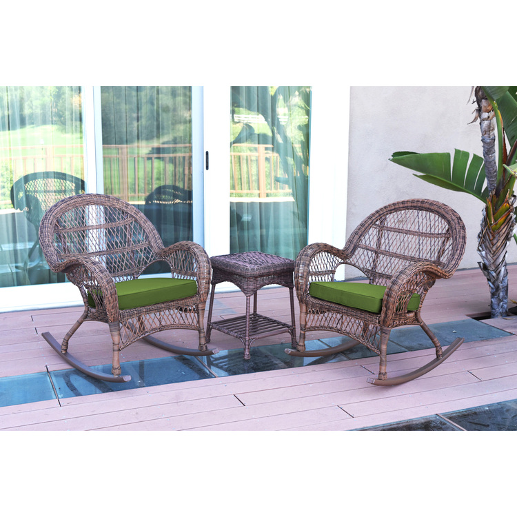 Jeco Wicker Patio Chair Set - Outdoor Furniture - OJCommerce.com