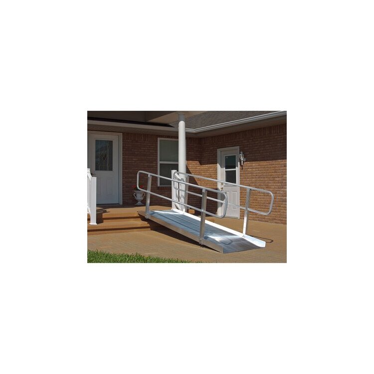 3-ft x 36-in Solid with Handrails Wheelchair Ramp 850 lb. Weight ...