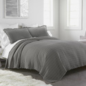 Grey Cotton Quilt Set Delano Collection - Donna Sharp - OJCommerce.com
