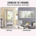 Full Length Silver Floor Mirror Large Rectangle Standing - OJCommerce.com