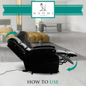 Whitney Faux Leather Power Lift Recliner by Naomi Home