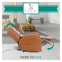 Whitney Faux Leather Power Lift Recliner by Naomi Home - OJCommerce.com