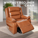 Whitney Faux Leather Power Lift Recliner by Naomi Home - OJCommerce.com