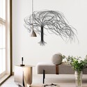 LuxenHome Black Metal Windy Tree Wall Decor - OJCommerce.com