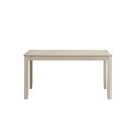 ACME Ferris Dining Table, Antique Bone White Finish - OJCommerce.com