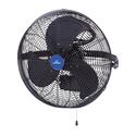 TLM iLIVING 18 Inch Wall Mount Outdoor Misting Fan, Black