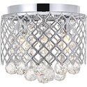 Living District Tully 3 light Chrome Flush Mount - OJCommerce.com